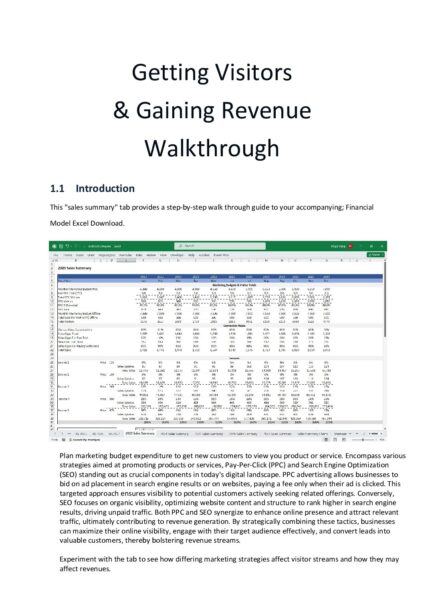 Architect Finance Model Walkthrough